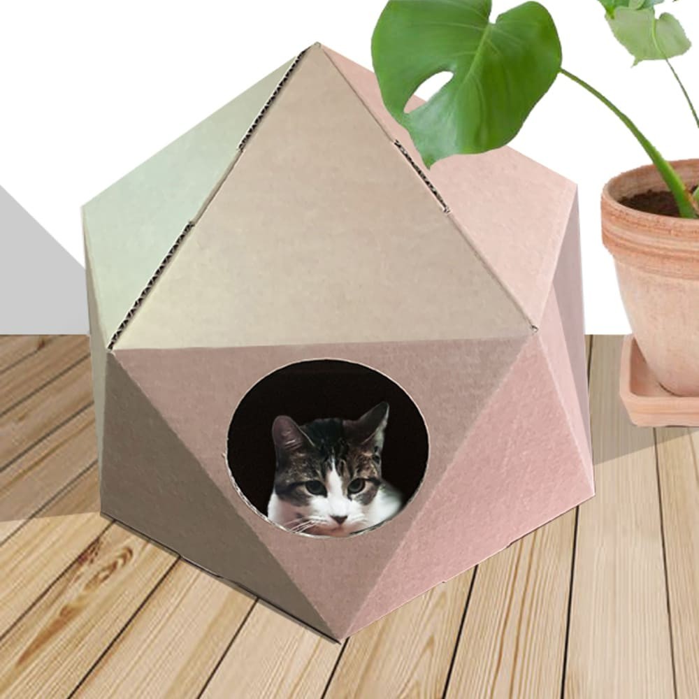Casa para gatos de cartón - Iglú | Mundo Cartón