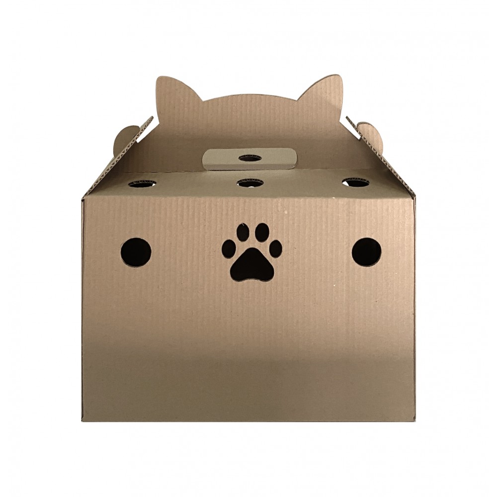 Casa para gatos de cartón - Pirámide | Mundo Cartón