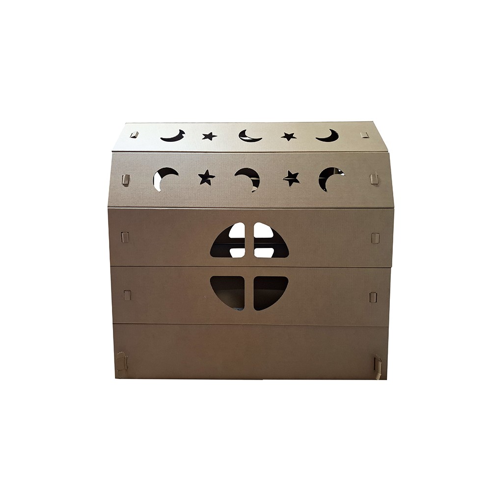 Casa de juegos para niños de cartón | Mundo Cartón